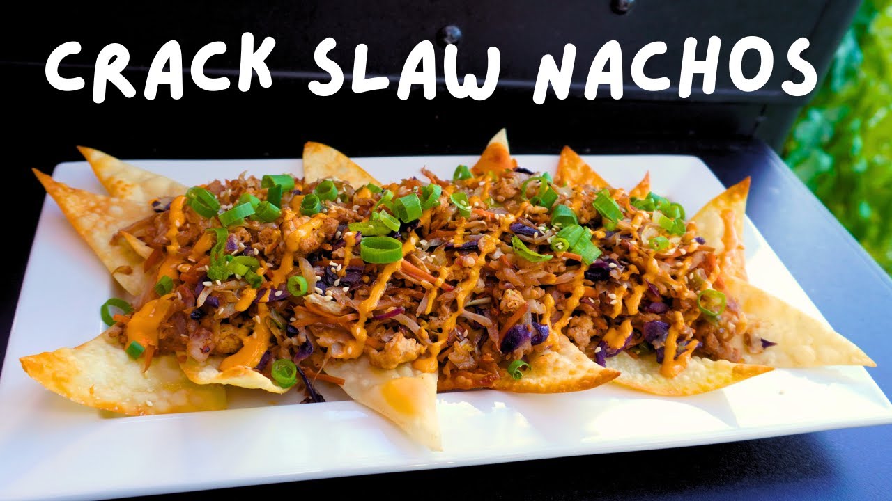 I can't stop making these crack slaw nachos on the Blackstone griddle
