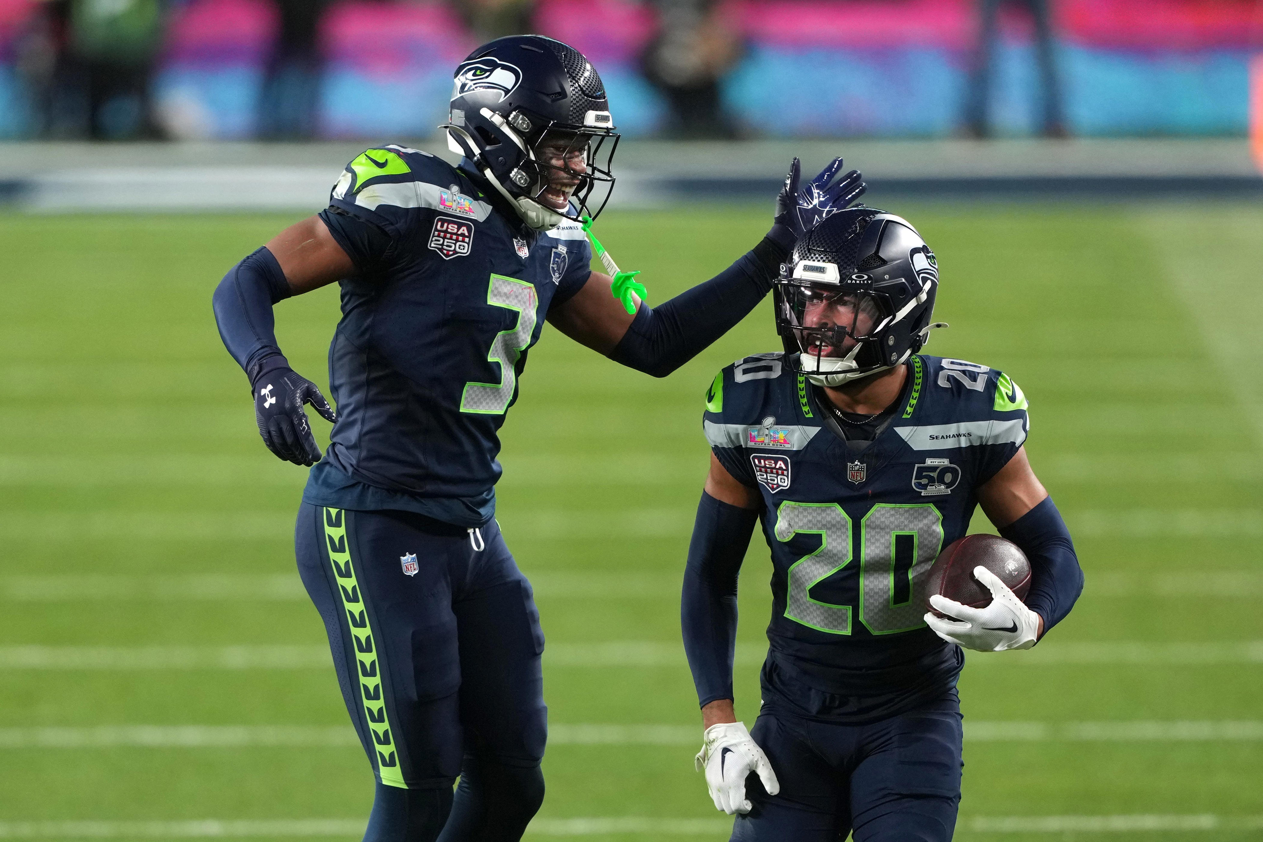 Mic'd-up Seahawks player predicted Drake Maye Super Bowl interception