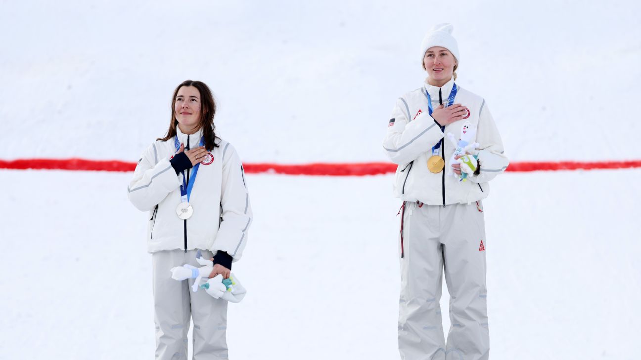 Elizabeth Lemley, Jaelin Kauf take gold, silver for US in Olympic women ...