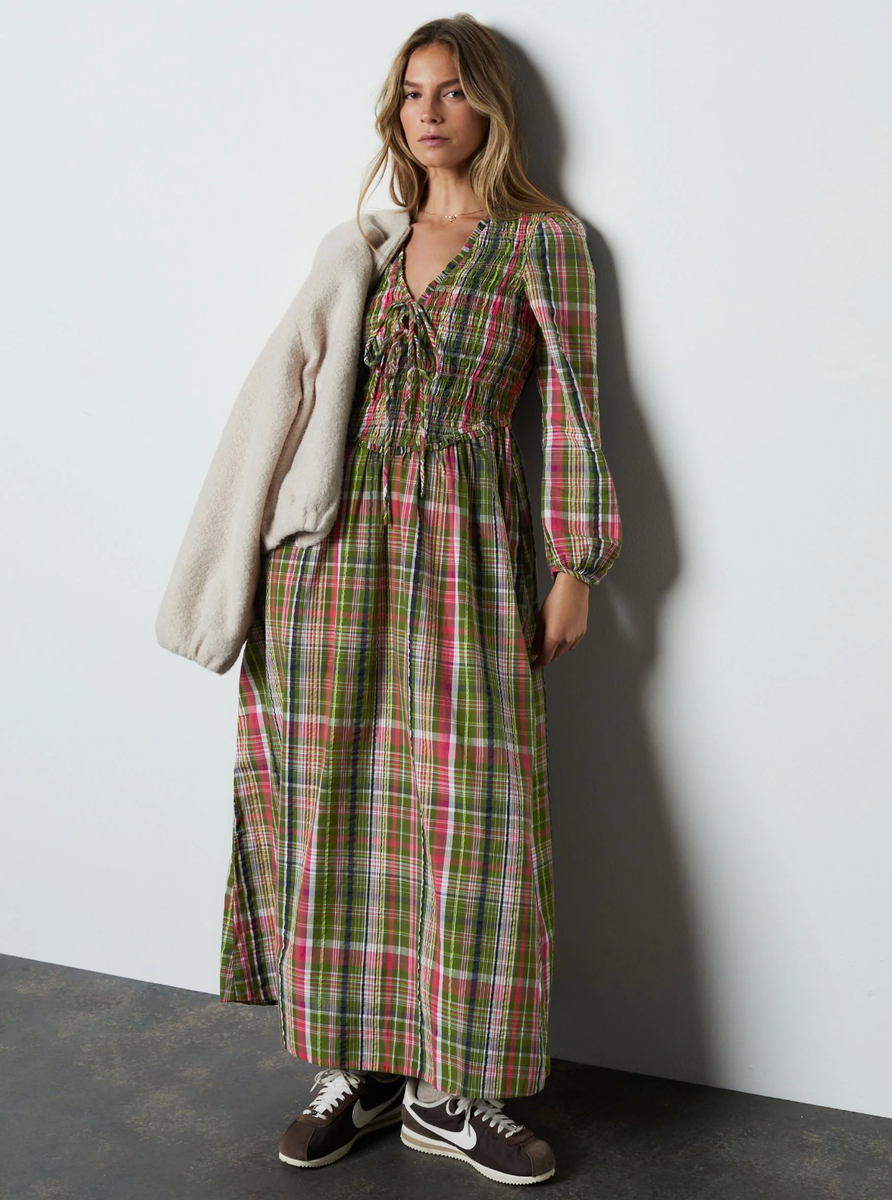 Next's youthful £45 check dress with long sleeves will easily slot into ...