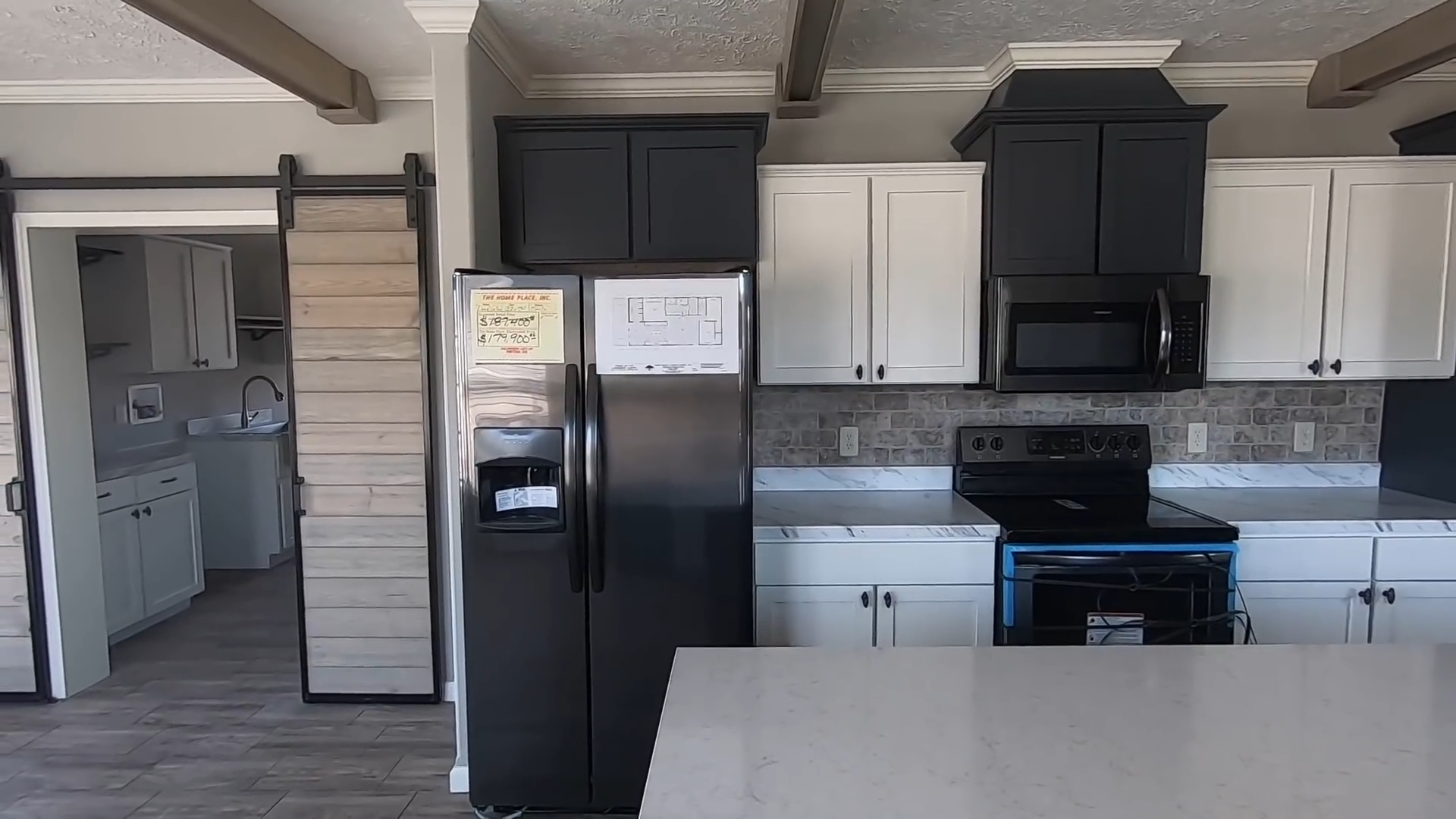 This galley kitchen layout actually works