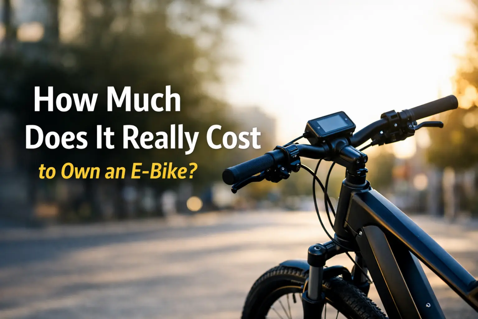 How much does it really cost to own an e-bike? (1-year and 5-year ...