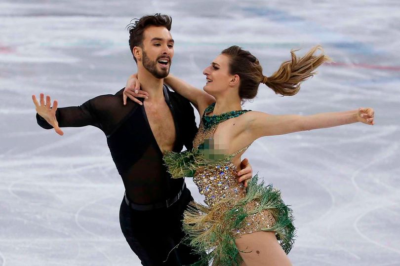 Winter Olympics star suffers wardrobe malfunction after nip slip cost ...