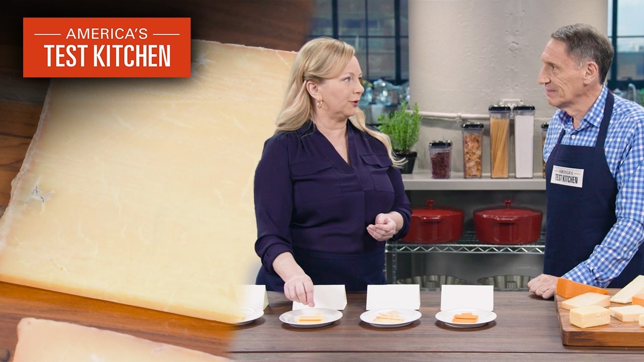 Tasting four American-made artisanal cheddar cheeses