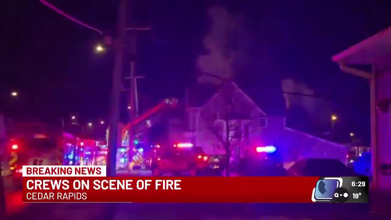 Cedar Rapids crews put out home fire on southwest side