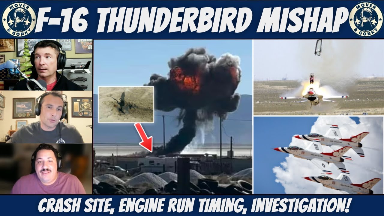 Thunderbirds F-16 crash - pilot ejects safely