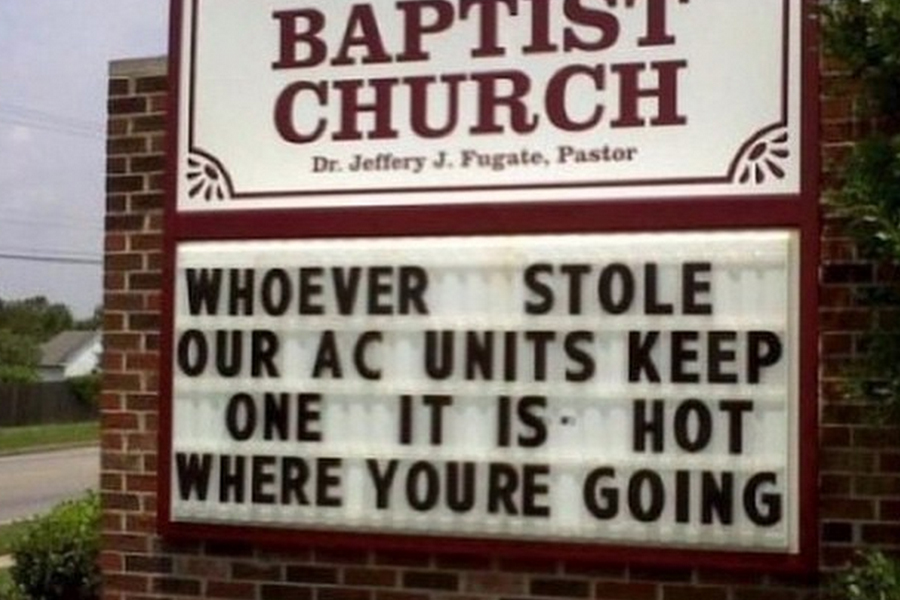 Hilarious church signs that prove God has a sense of humor (some are ...