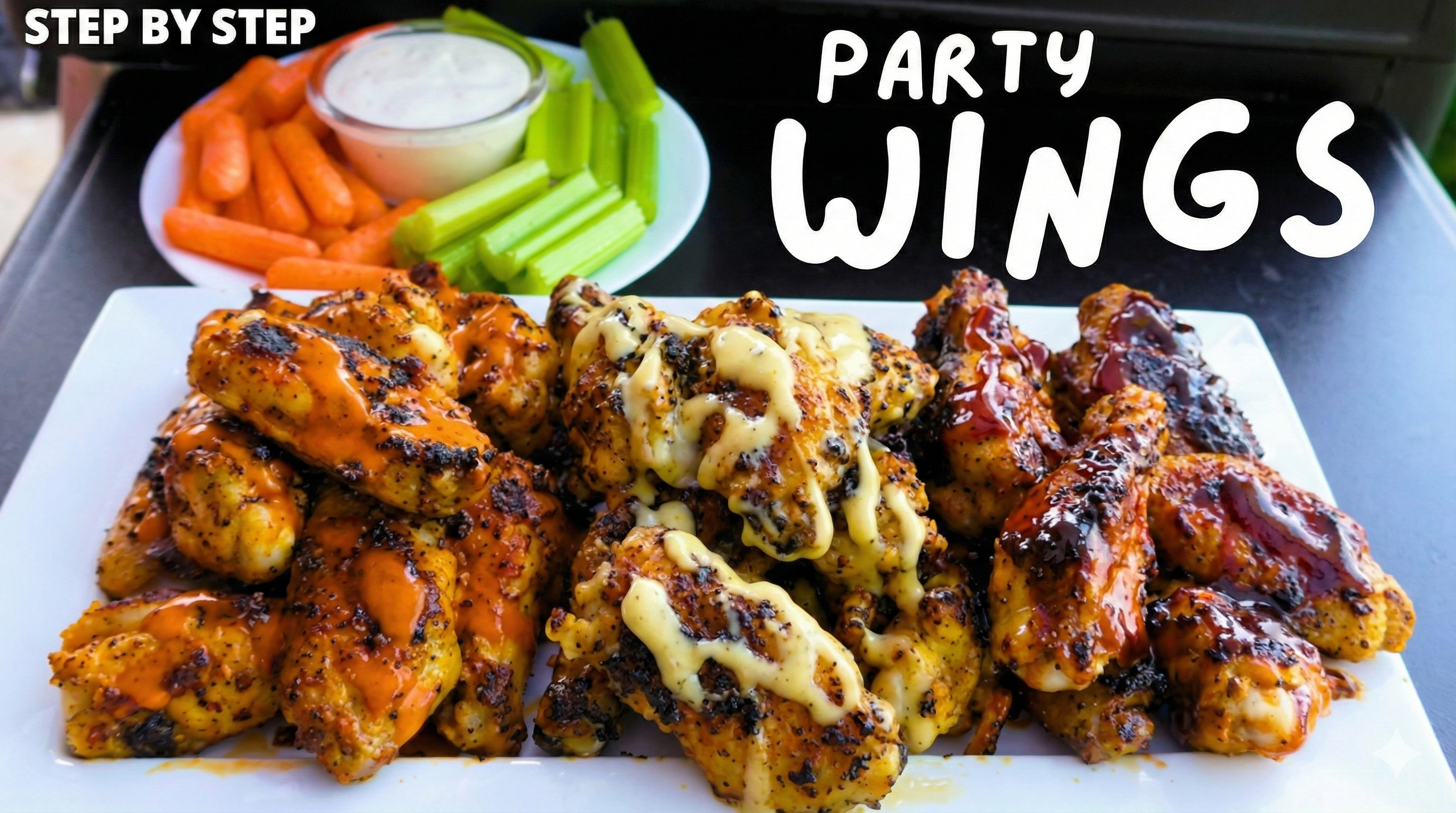 I can't stop making these chicken wings on the Blackstone griddle