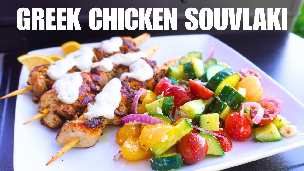 I can't stop making this Greek souvlaki on the Blackstone griddle