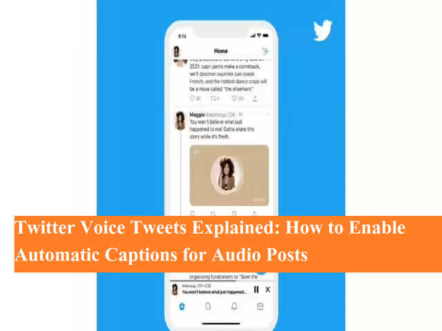Twitter voice tweets explained: How to enable automatic captions for ...