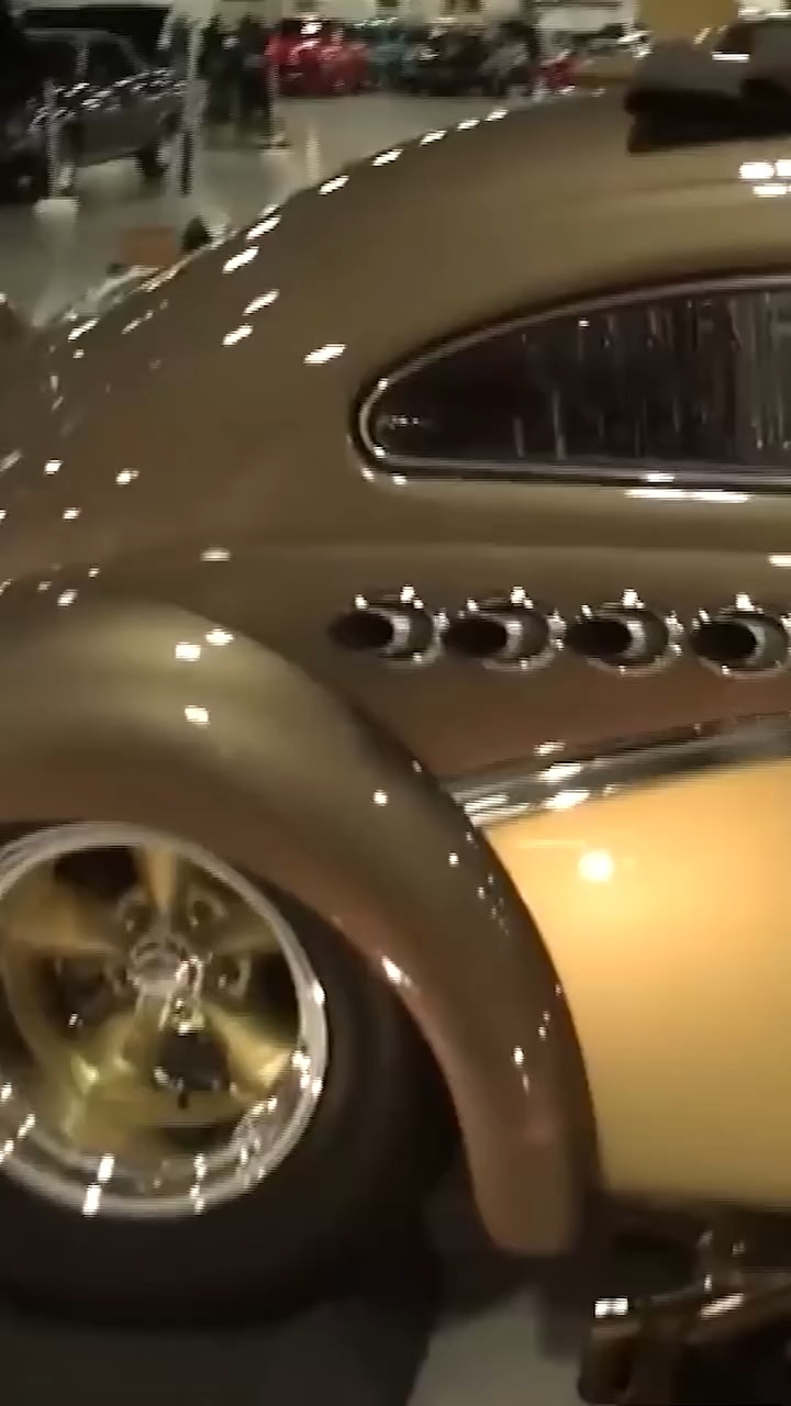 The iconic 1955 Volkswagen Beetle