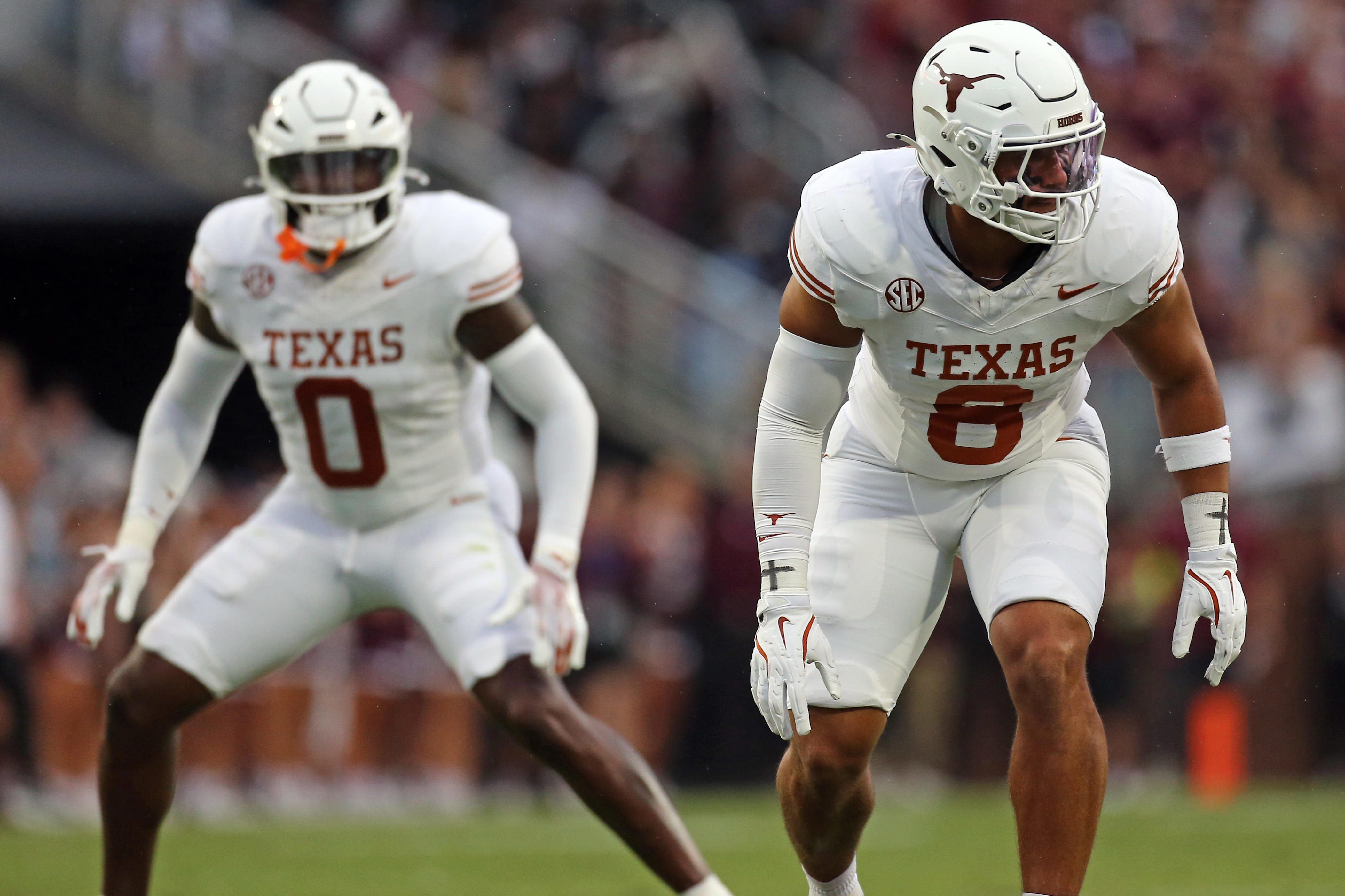 How many Texas football players were invited to NFL combine?