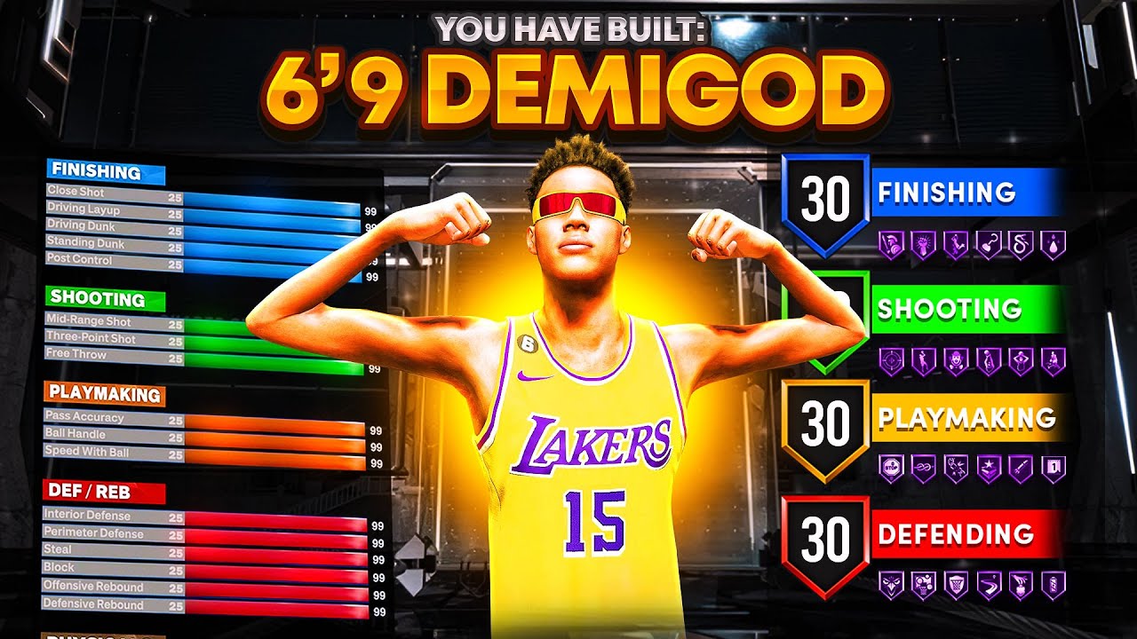 This 6'9 demigod point guard build is dominating NBA 2K23! Overpowered ...