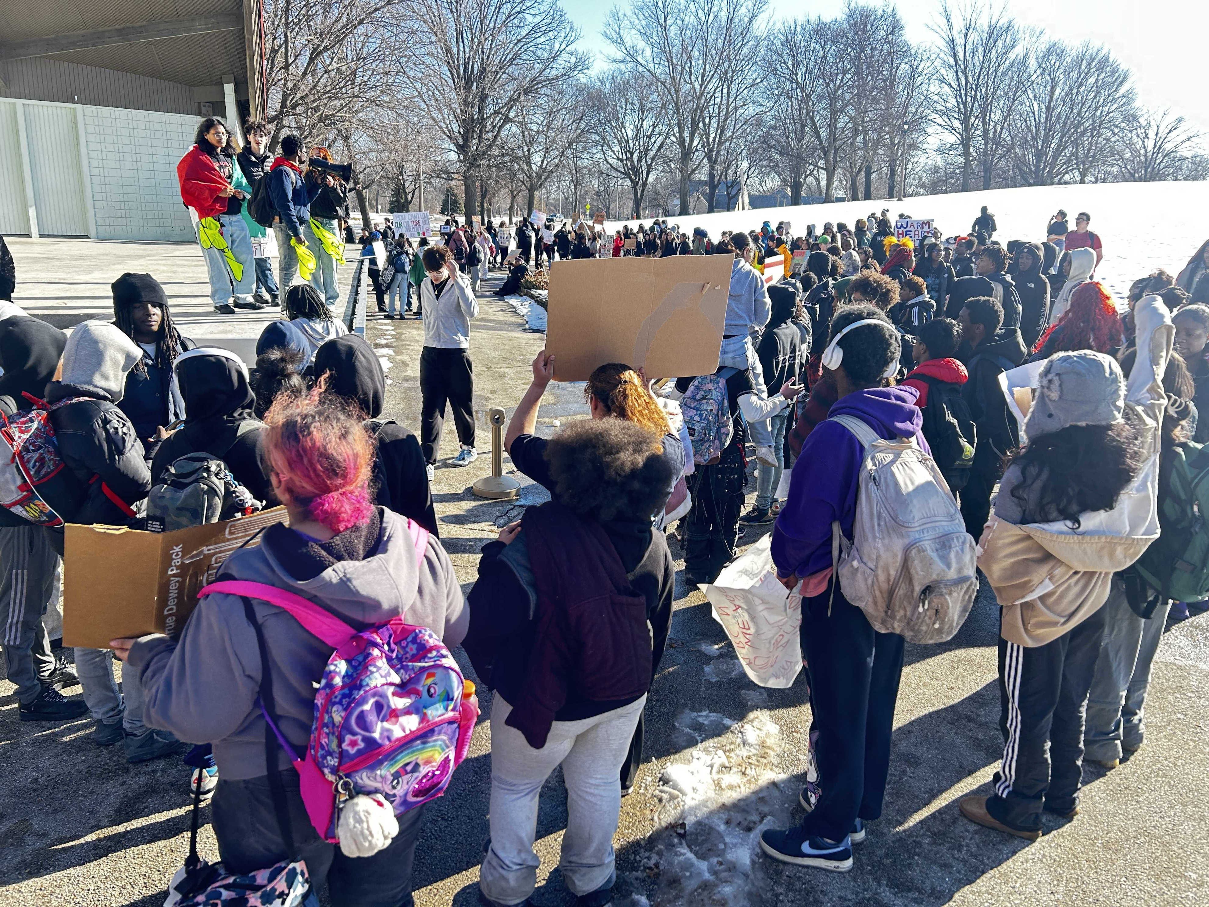 Bay View High School walkout takes place after threat
