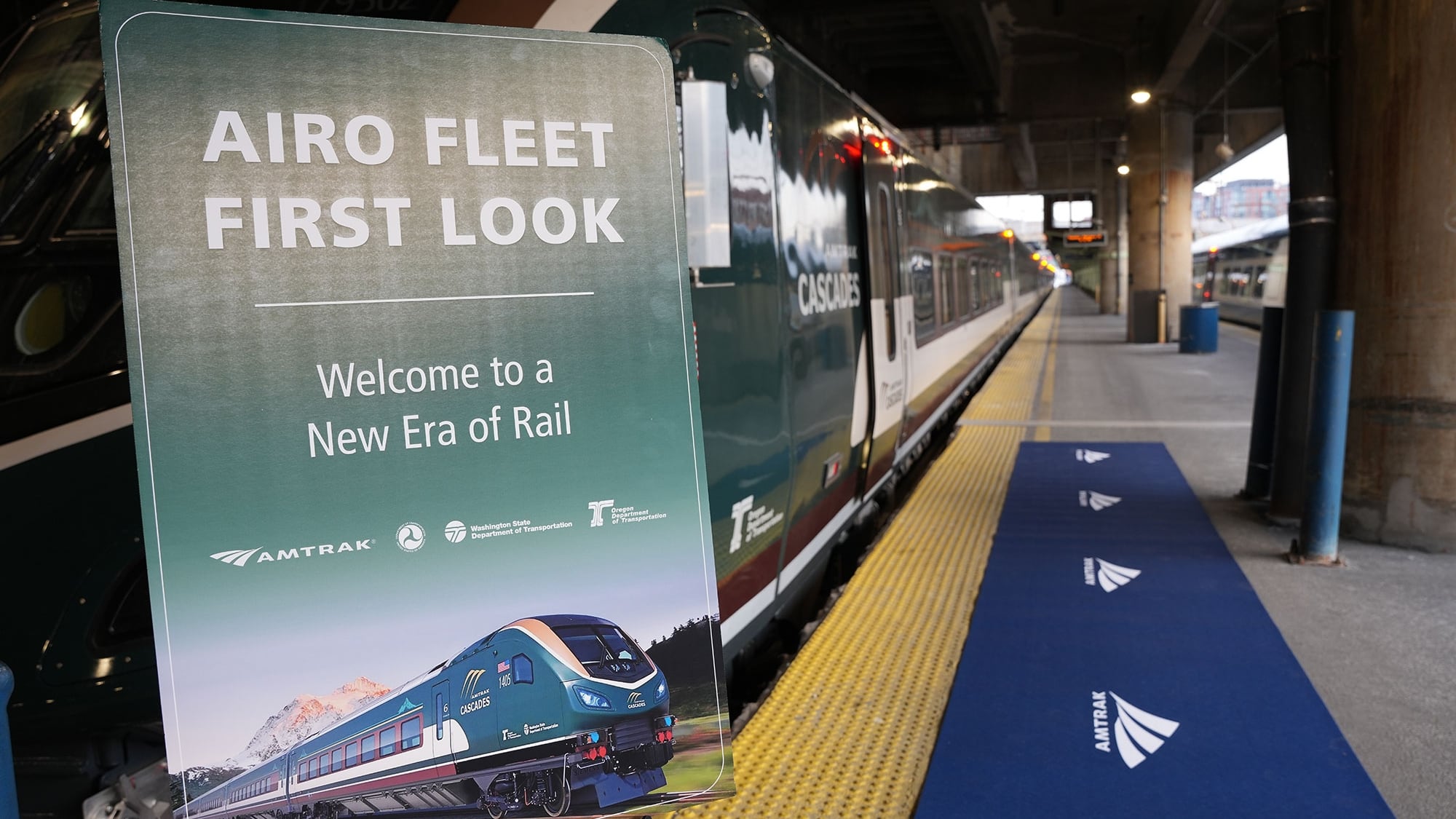 All aboard: Amtrak unveils new Airo trains