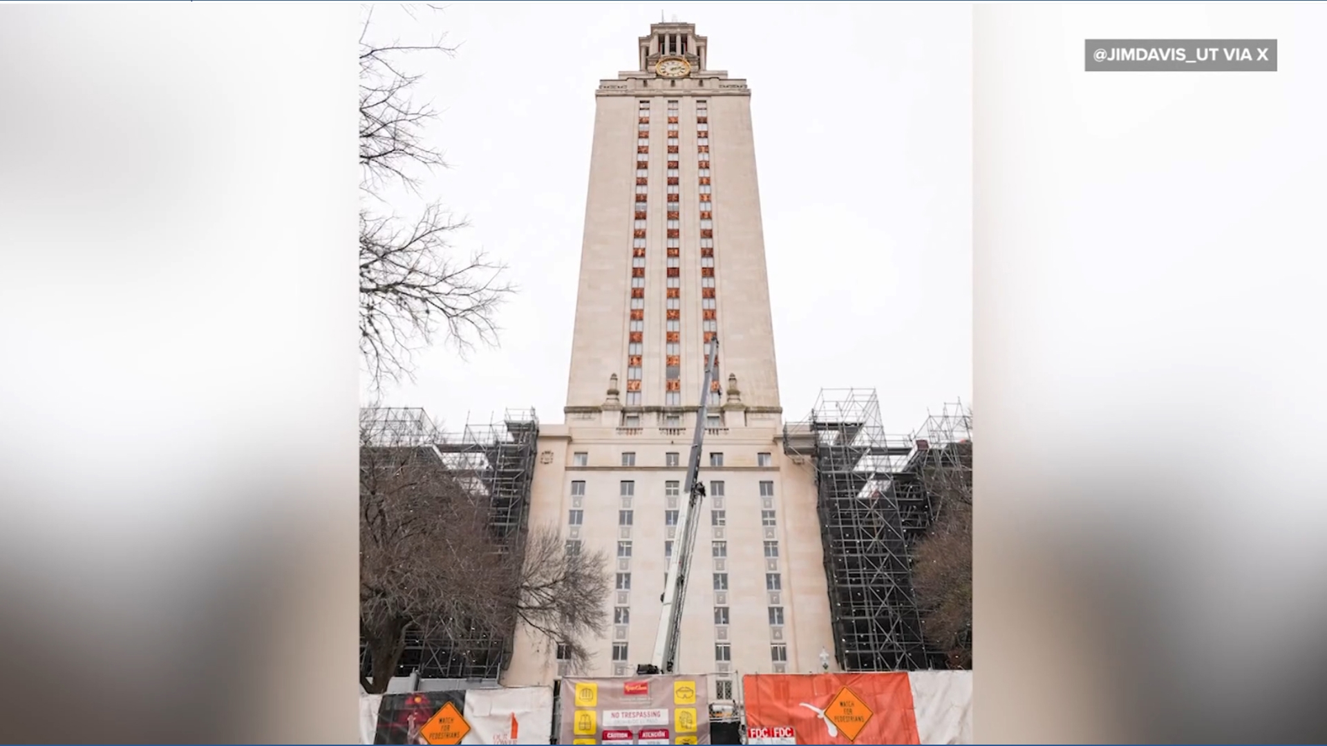 UT Tower restoration project continues