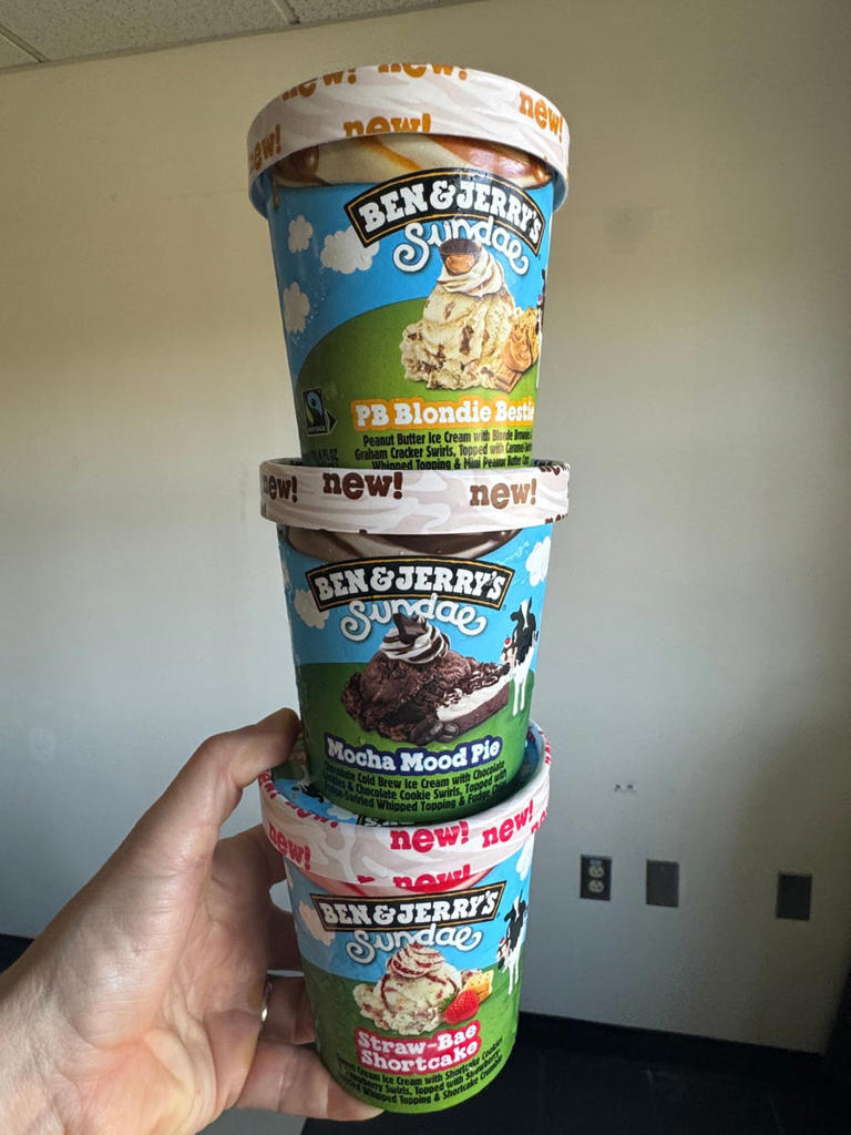 Ben & Jerry’s just dropped three new sundae flavors for Valentine’s Day