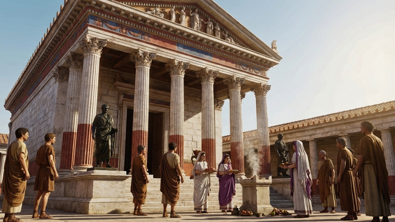 Ancient Roman temples come back to life through detailed 3D reconstruction