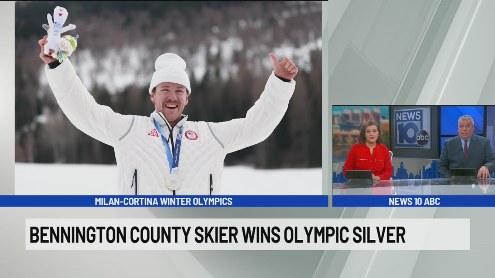 Bennington County skier wins Olympic silver