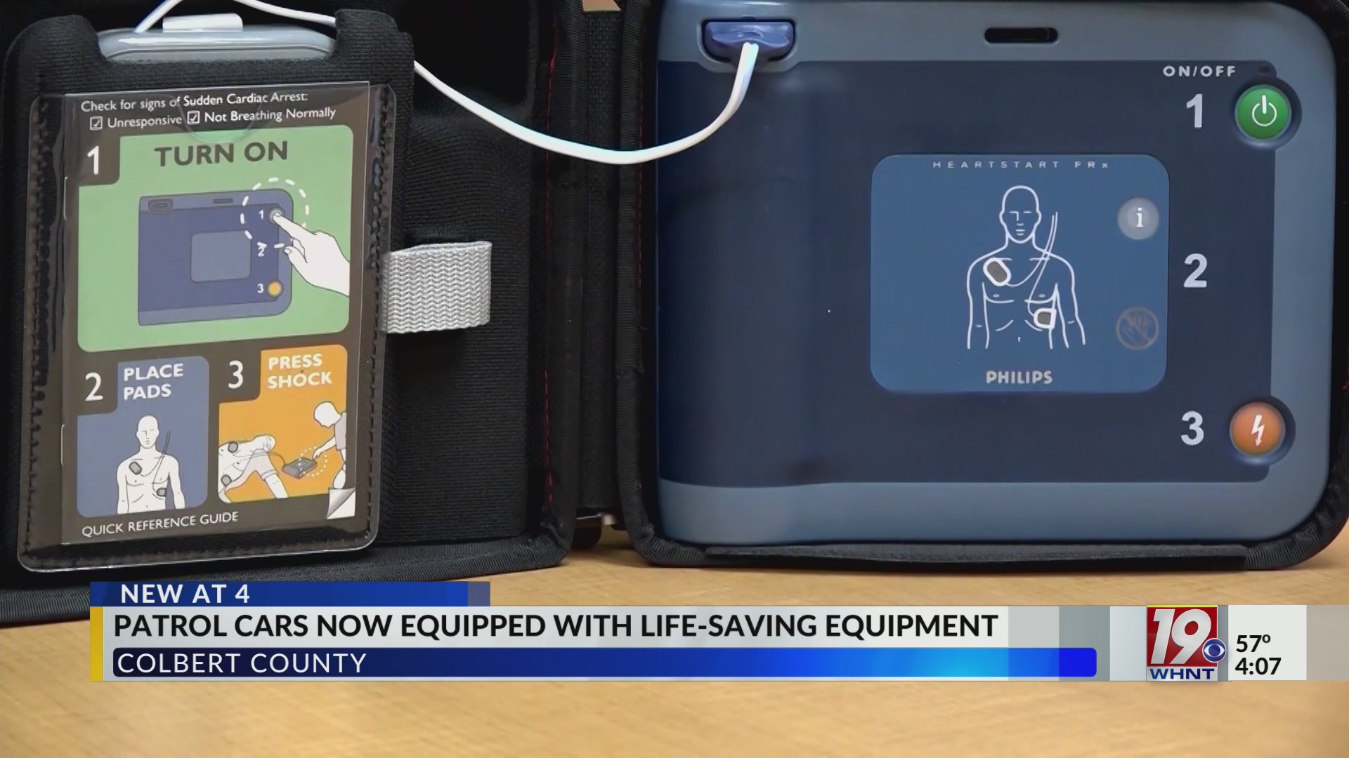 Colbert County deputies equipped with AEDs and trauma kits to improve ...