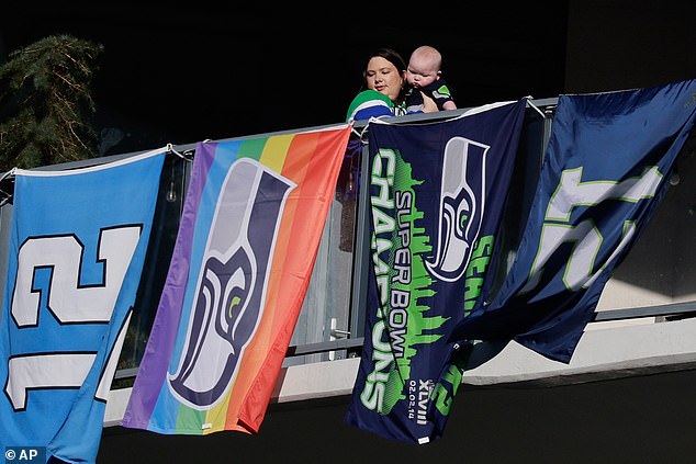 One million Seahawks fans line Seattle streets for Super Bowl parade