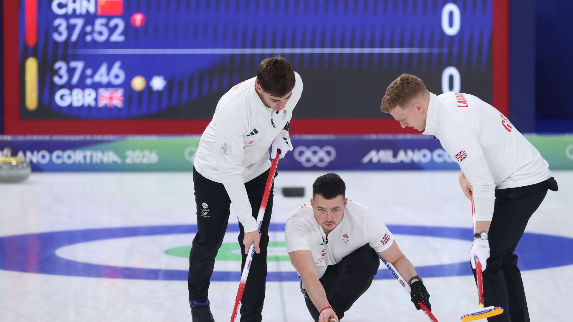 How do the curling tournaments work at the 2026 Winter Olympics?
