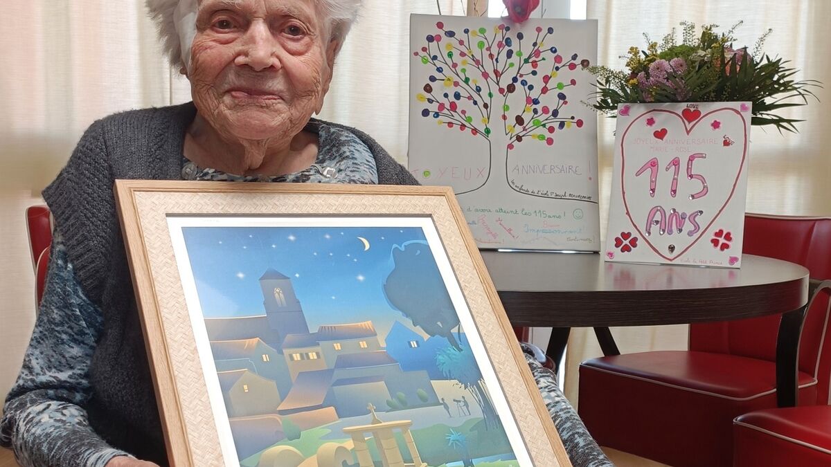La doyenne des Français et vice-doyenne de l’humanité Marie-Rose ...