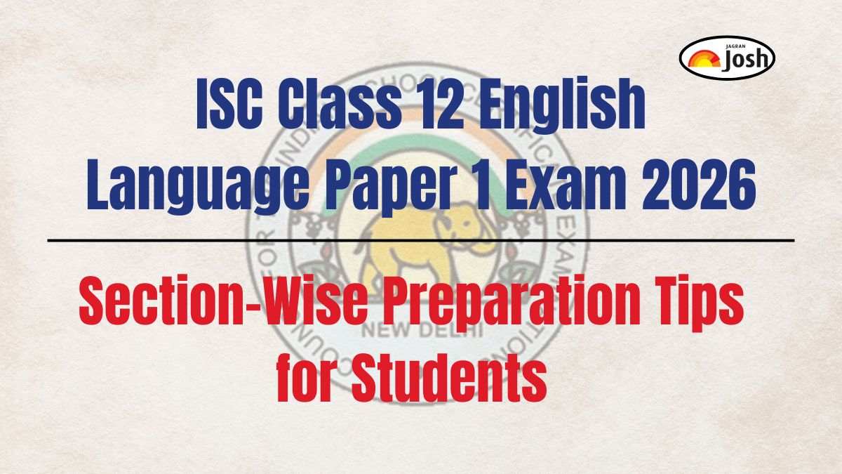 ISC class 12 English language paper 1 exam 2026 on 13th February ...