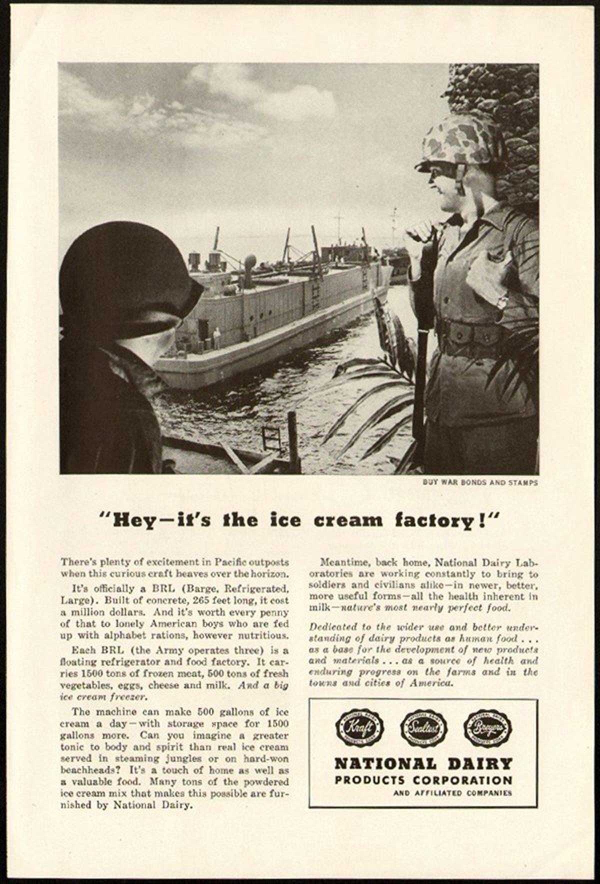 WWII's strangest vessels were ice cream factories