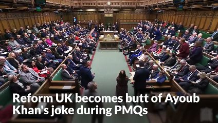 Reform UK becomes butt of MP's joke during PMQs