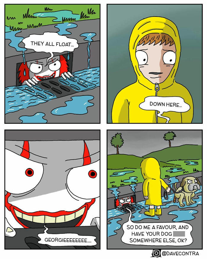 8 comics with unexpectedly dark twists by Dave Contra