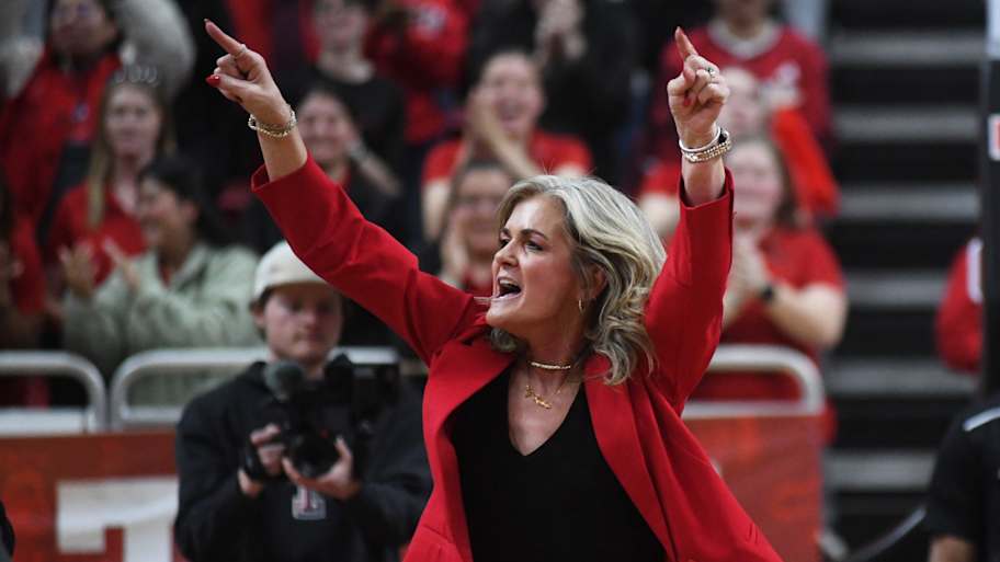 Krista Gerlich secures 100th win as No. 16 Texas Tech beats Kansas