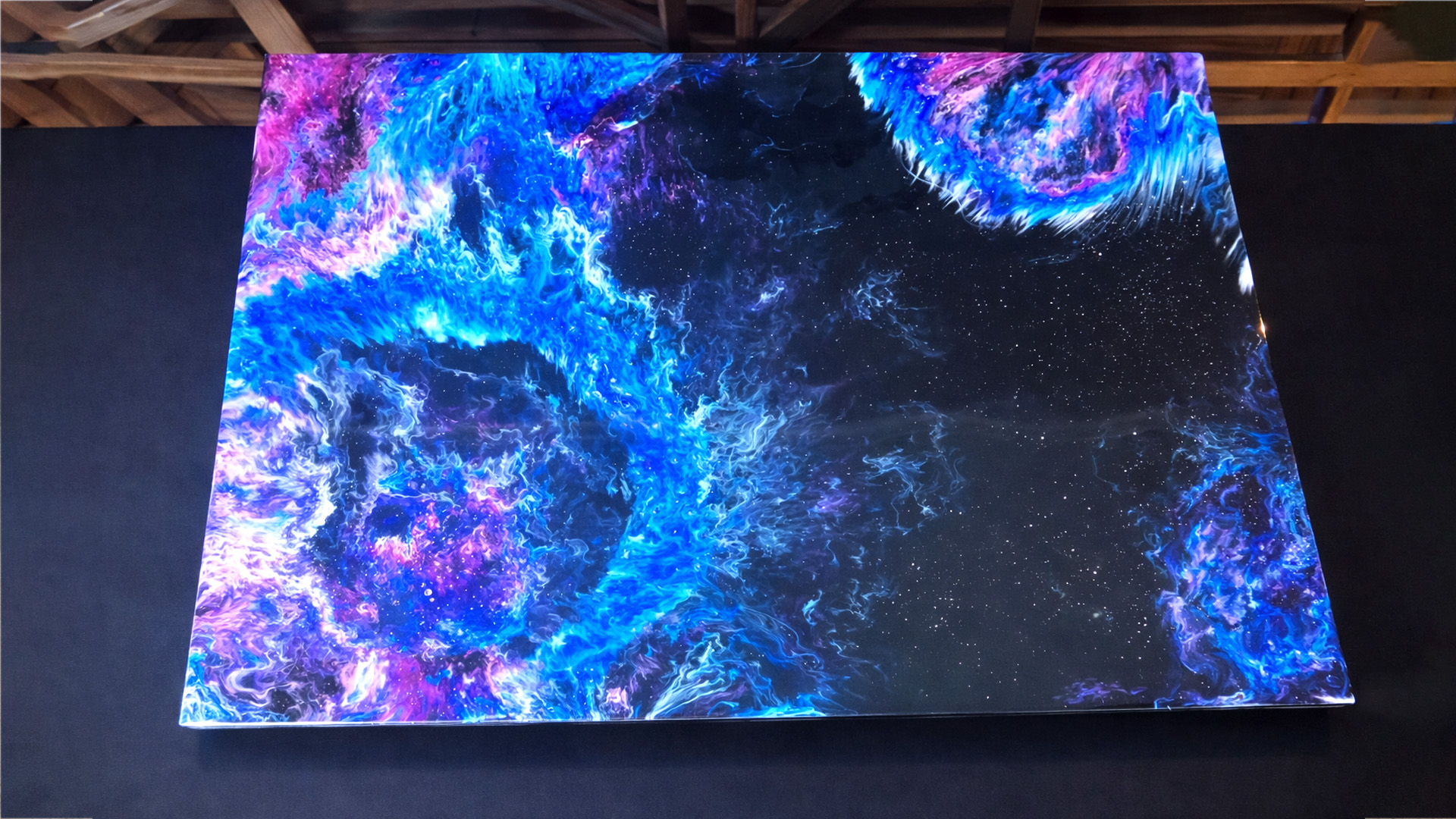 Complete space themed resin art tutorial