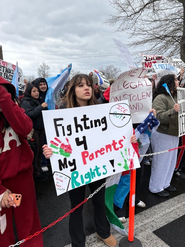 Students at 3 Rockland schools walk out to protest ICE