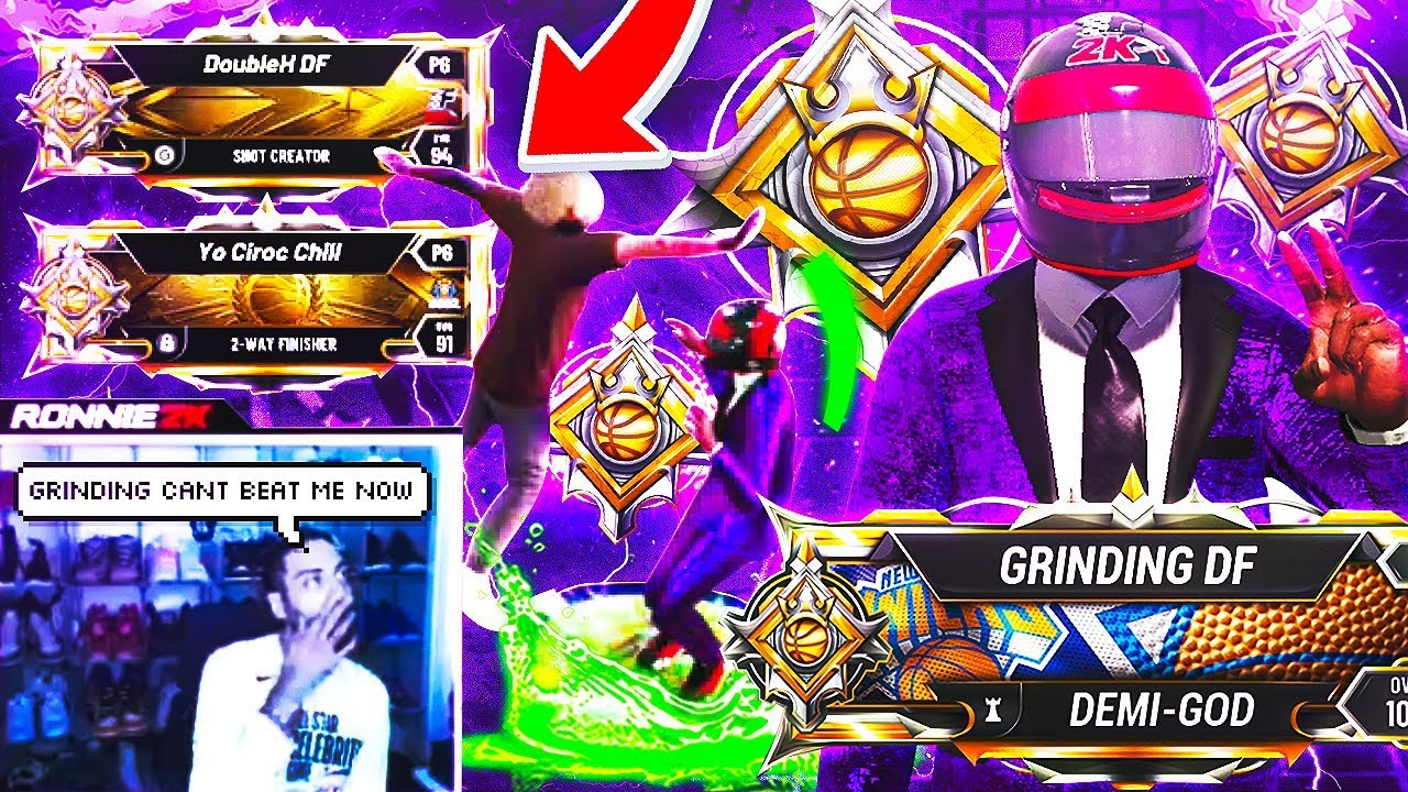 I stream sniped RONNIE 2K + TWO LEGENDS w/ my demi-god LEGEND build ...