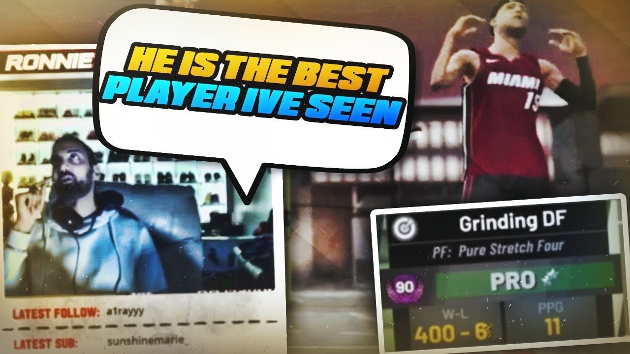 Ronnie 2K reacts to unreal stretch big! *Live reaction* Best center ...