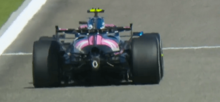 F1 testing: Alpine’s rear wing stands out on the first day