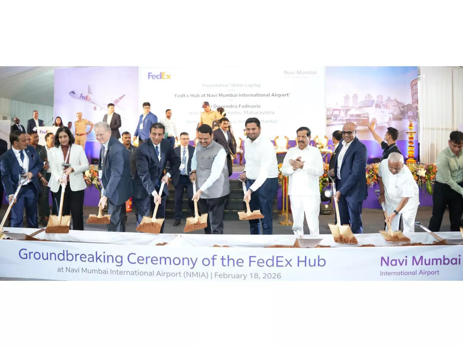 FedEx breaks ground for automated air cargo hub at Navi Mumbai airport