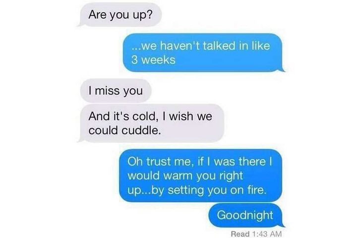 Exes who crawled back and got burned