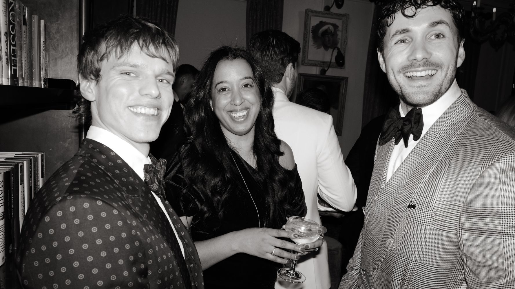 Henry Golding, Jonah Hauer-King and Tramell Tillman attend Dunhill pre ...