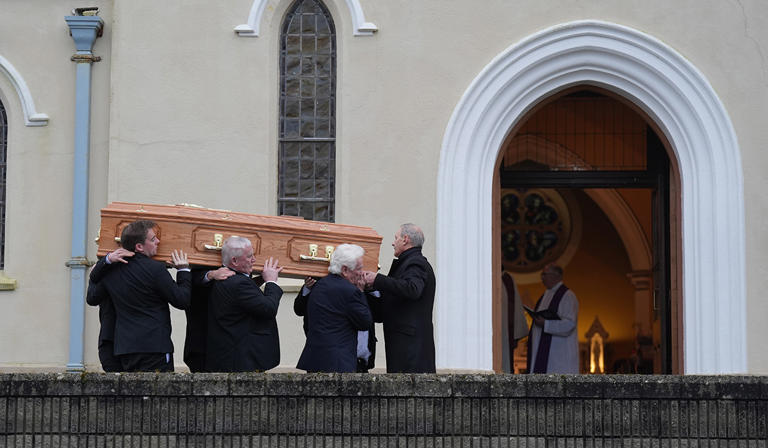 Crowds gather for funeral of nurse killed in hit-and-run on way to work