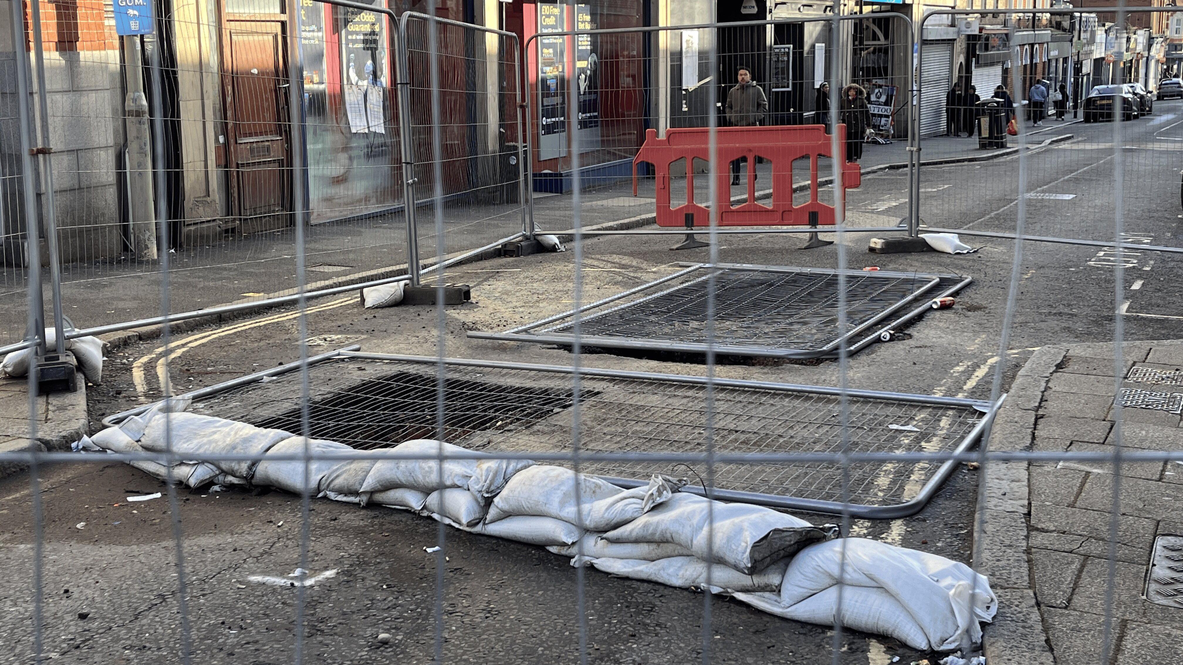 'Our high street is a ghost town after sink hole'