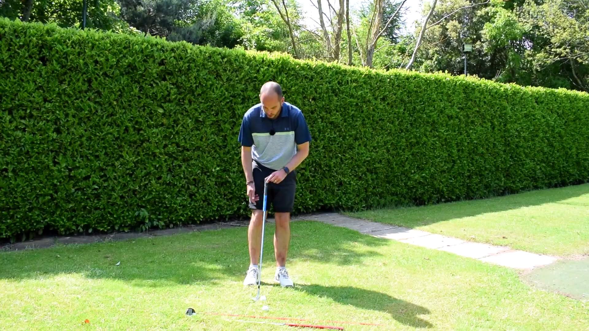 Who should move closer to the ball when chipping