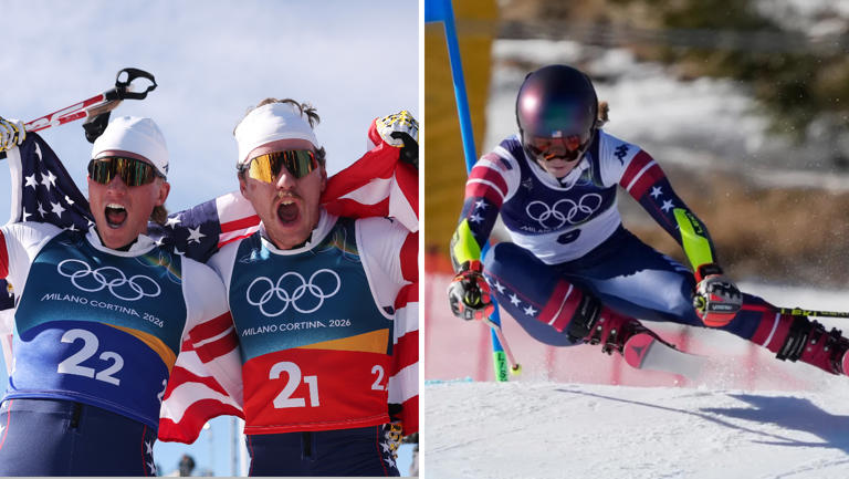 Was it the back abs? Shiffrin wins 3rd Olympic gold: A look back at her ...