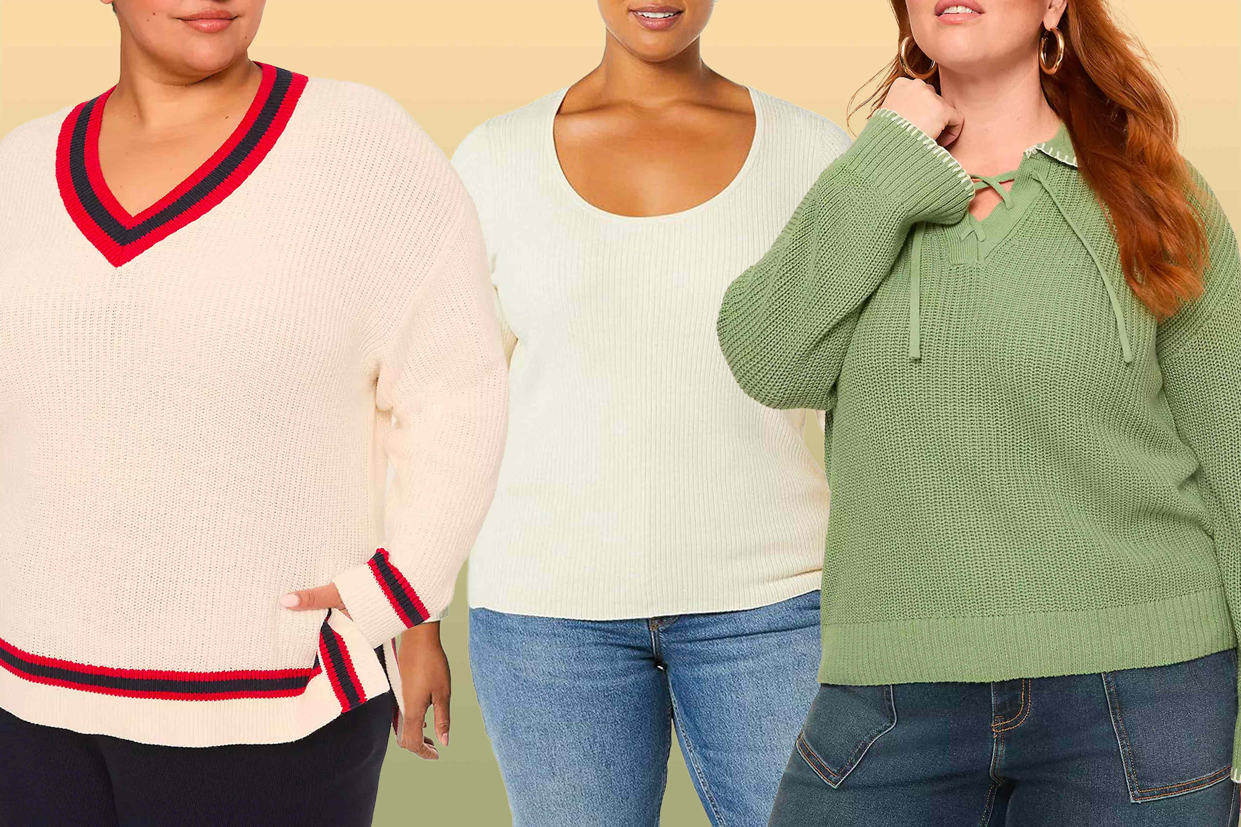 The 15 comfiest plus-size sweaters for travel—from expensive-looking ...