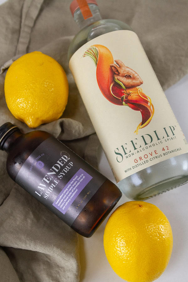 Lavender lemon drop mocktail
