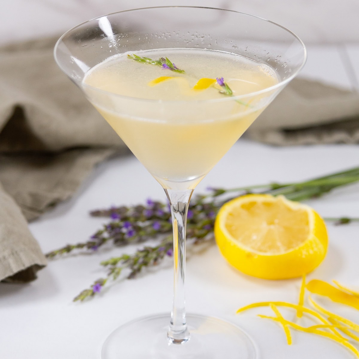 Lavender lemon drop mocktail