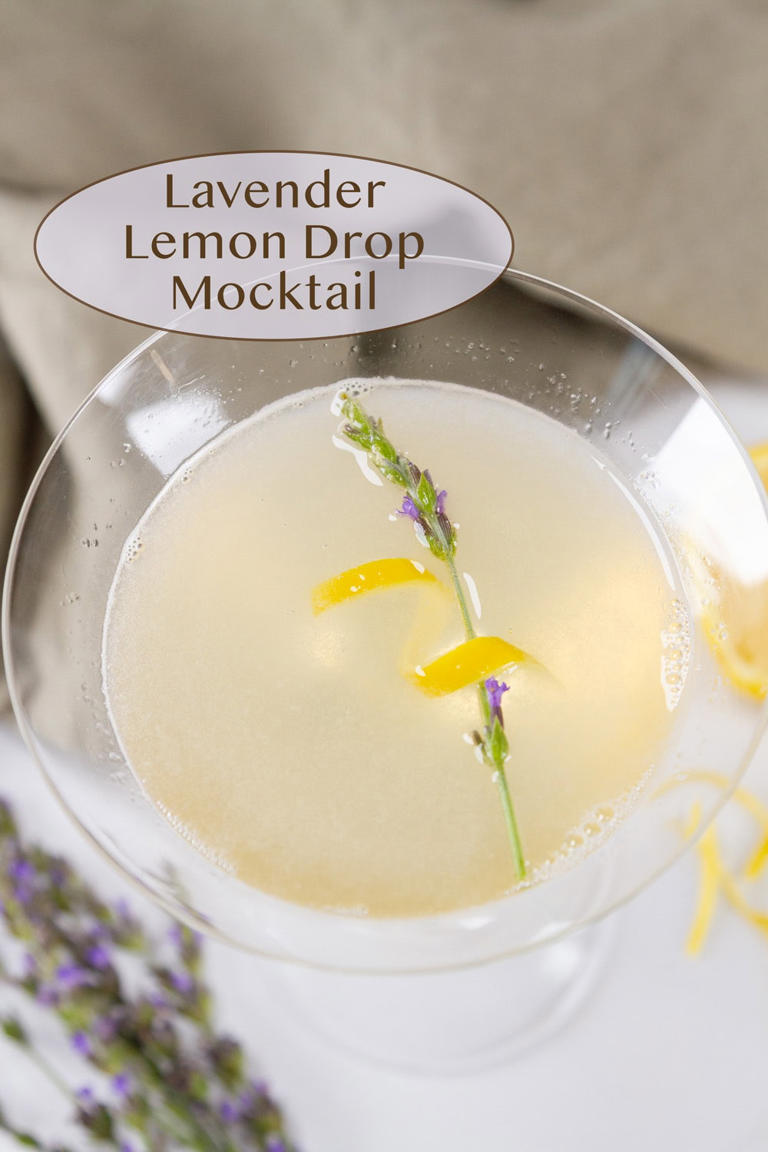 Lavender lemon drop mocktail