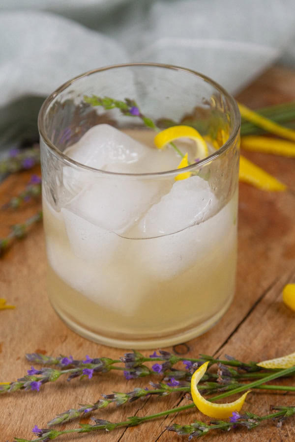 Lavender lemon drop mocktail