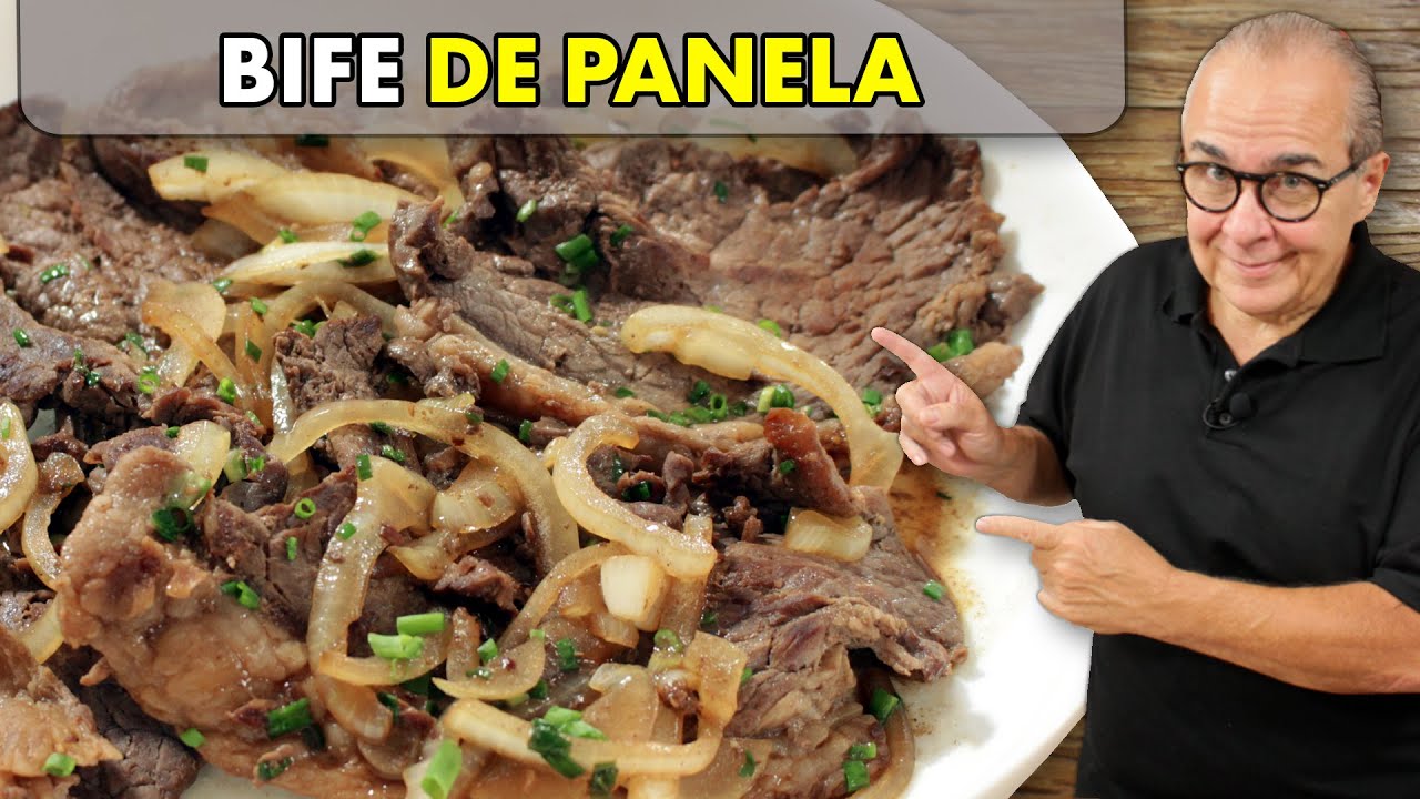 Aprenda a fazer um clássico bife de panela acebolado!